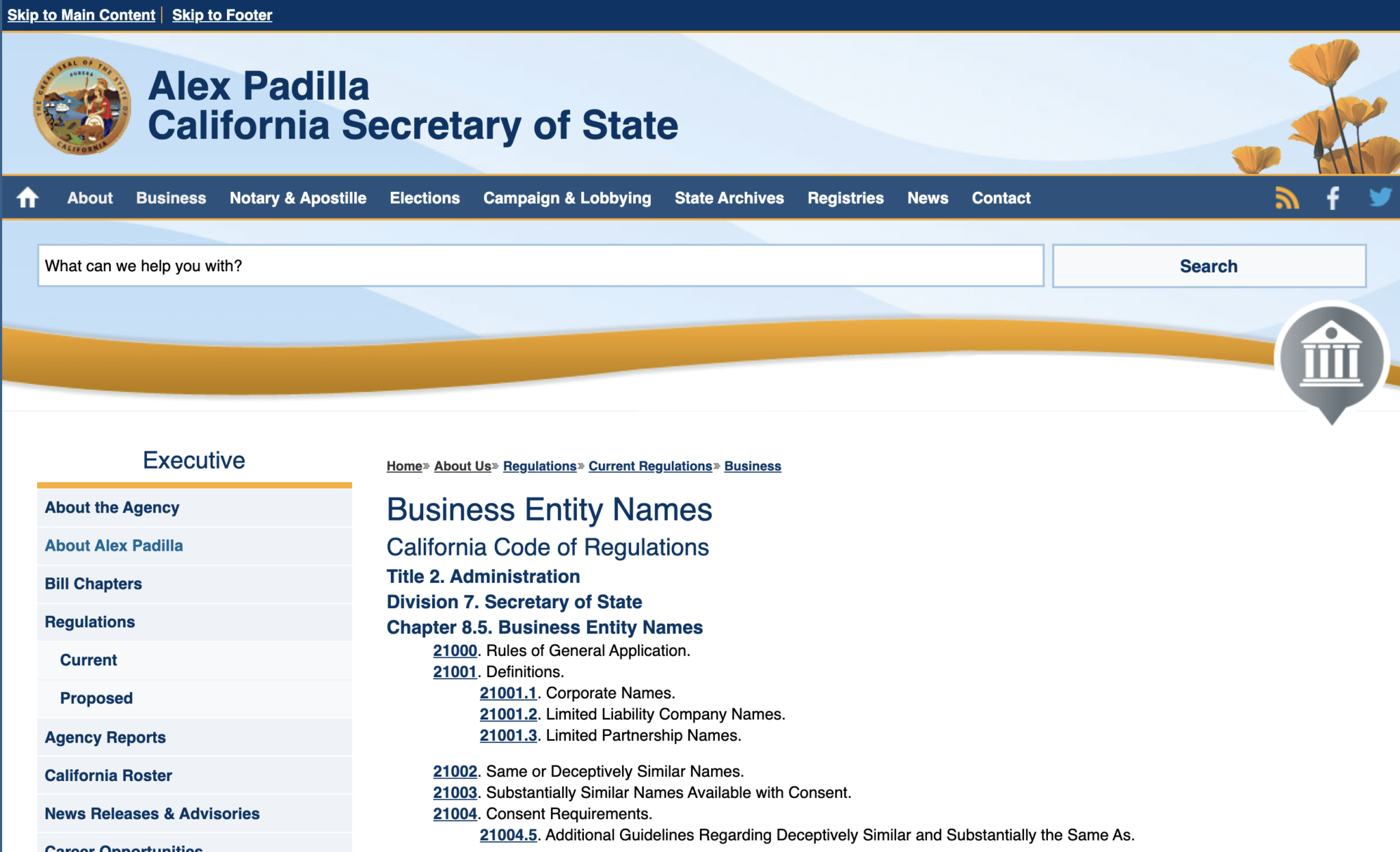 Business Entity Identifier Under California Law LLC